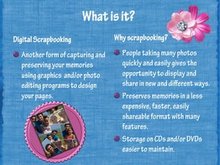 Digital scrapbooking in the classroom | PDF