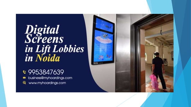 Digital screen lift advertising | PPT