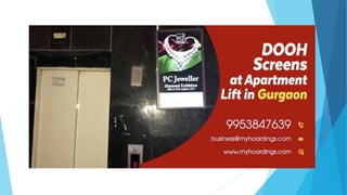 Digital screen lift advertising | PPTX