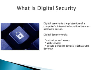 Digital security | PPTX
