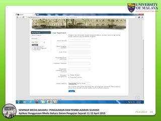 Pengdigitalan Subjek Sejarah Tingkatan Lima (Sistem Prototaip) | PDF