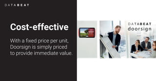 Digital signage - Benefits of Databeat Doorsign | PPT