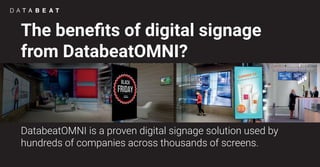 Digital Signage Content - how to produce captivating content for ...