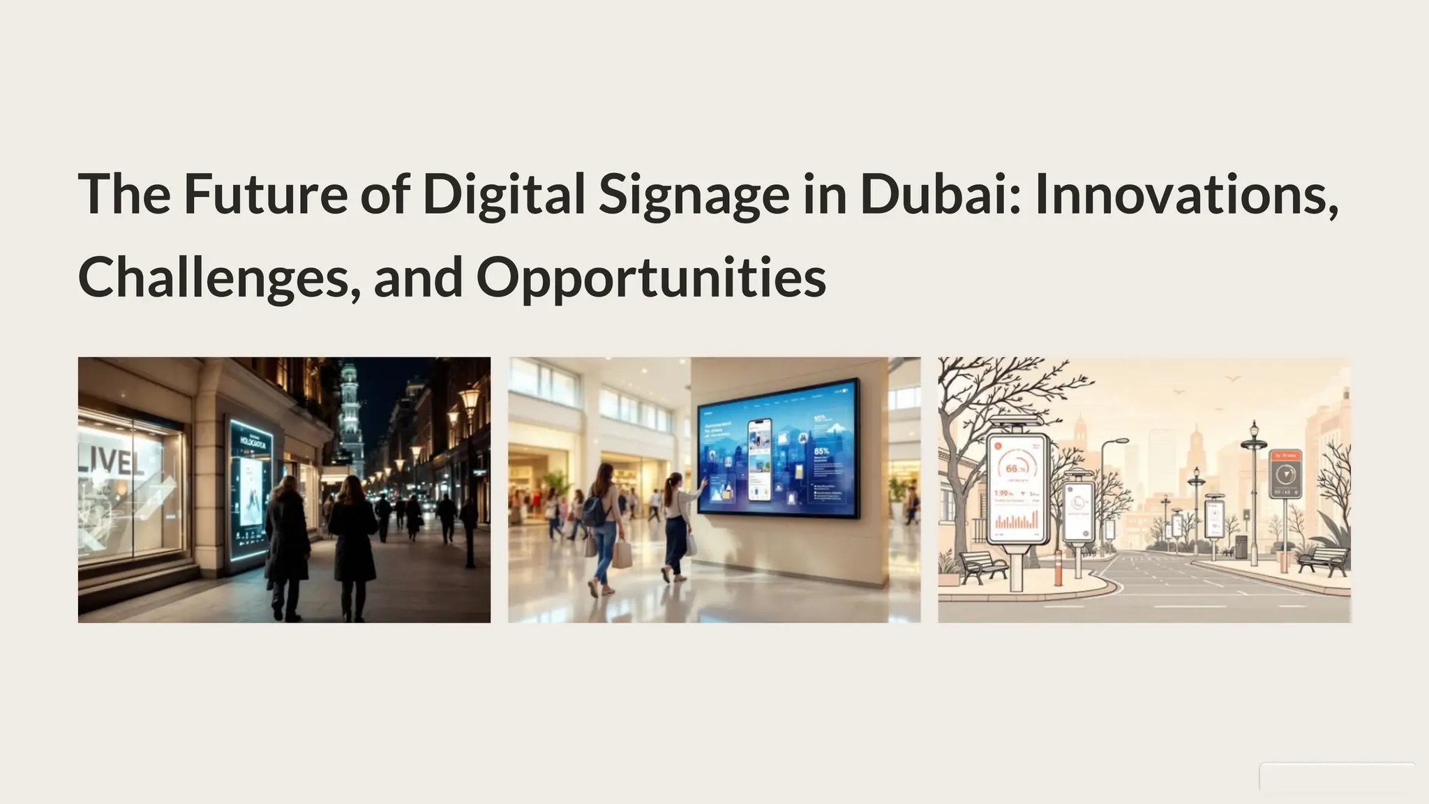 The evolution of digital signage in Dubai: Trends and technologies | PPT