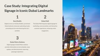 The evolution of digital signage in Dubai: Trends and technologies | PPT