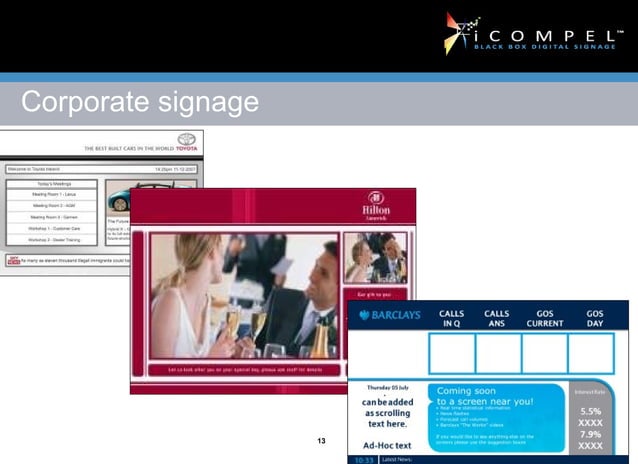 iCOMPEL Black Box Digital Signage Overview | PPT | Technology & Computing