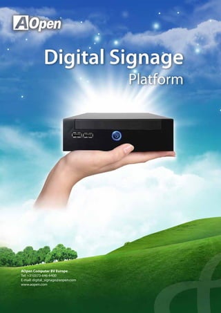 Digital Signage Platform Aoe | PDF
