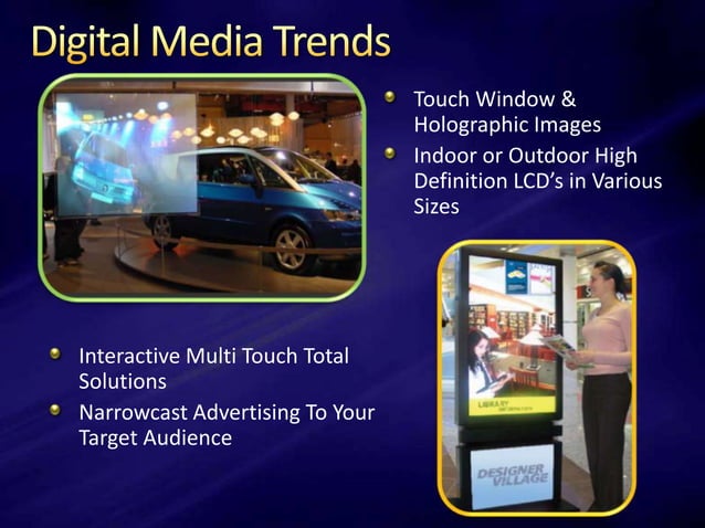 Digital Signage | PPSX | Advertising Industry | Industries