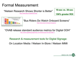 Measuring & Bench-marking Digital Signage | PPT