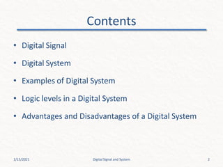 Digital Signal and System | PPT