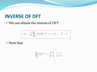 Digital signal processing | PPTX