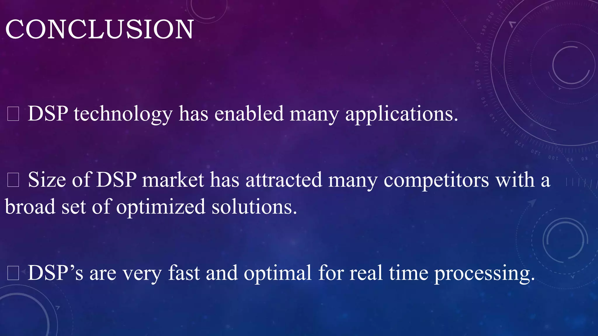 Digital signal processing | PPTX | Computer Software and Applications | Computing