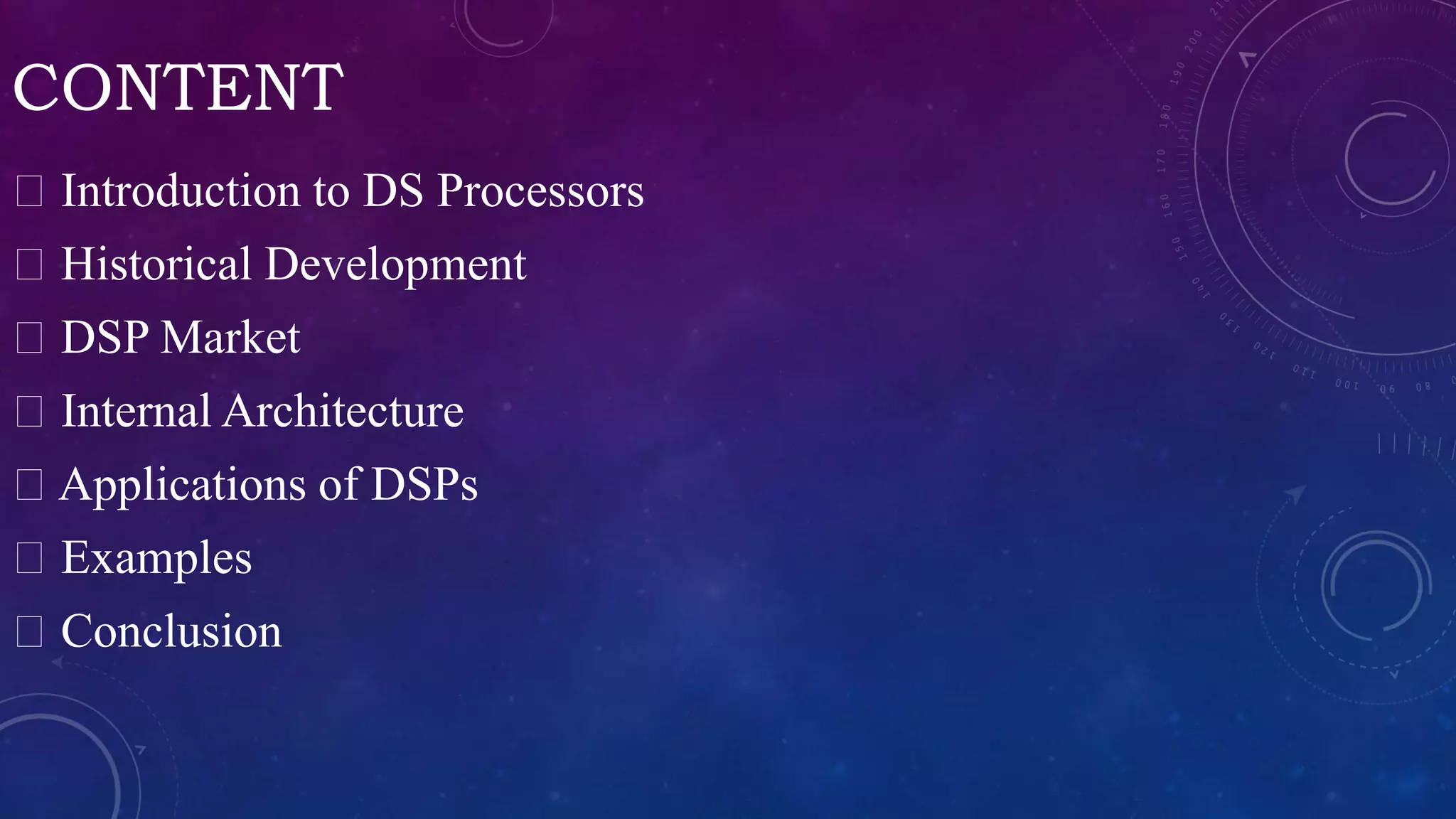 Digital Signal Processing Ppt