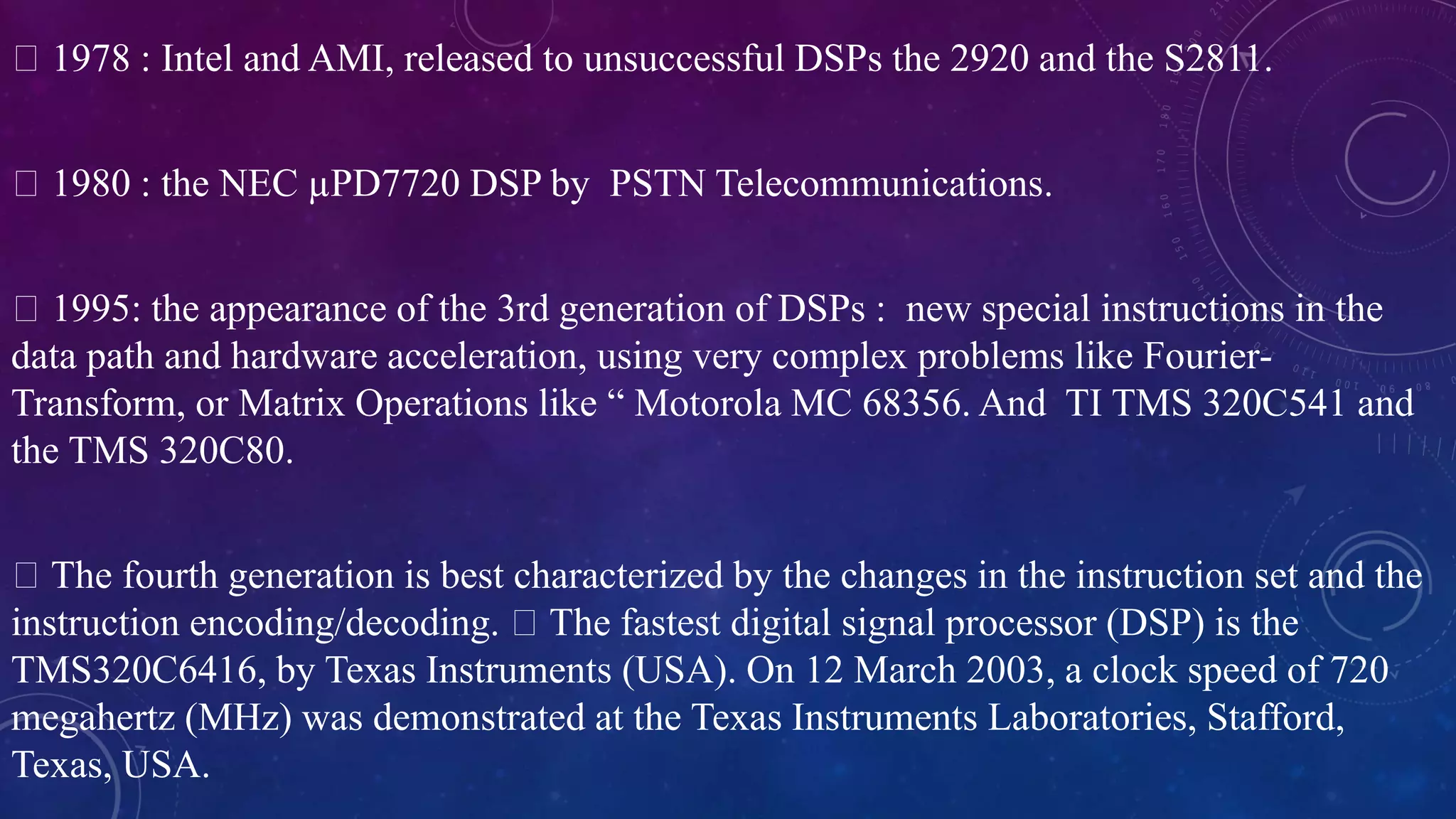 Digital Signal Processing Ppt
