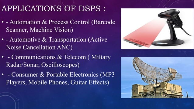 Digital signal processing | PPTX | Computer Software and Applications ...