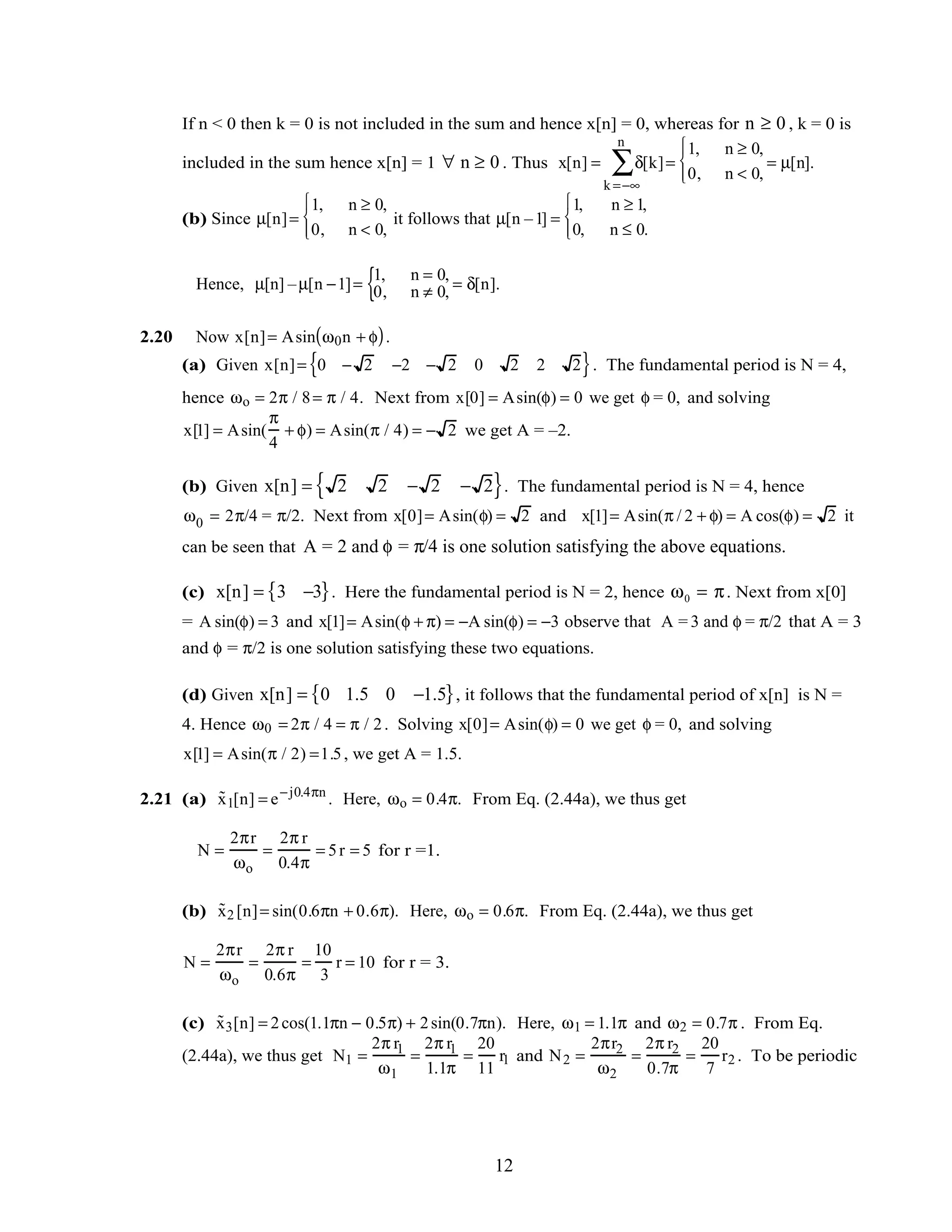 Digital signal processing (2nd ed) (mitra) solution manual | PDF