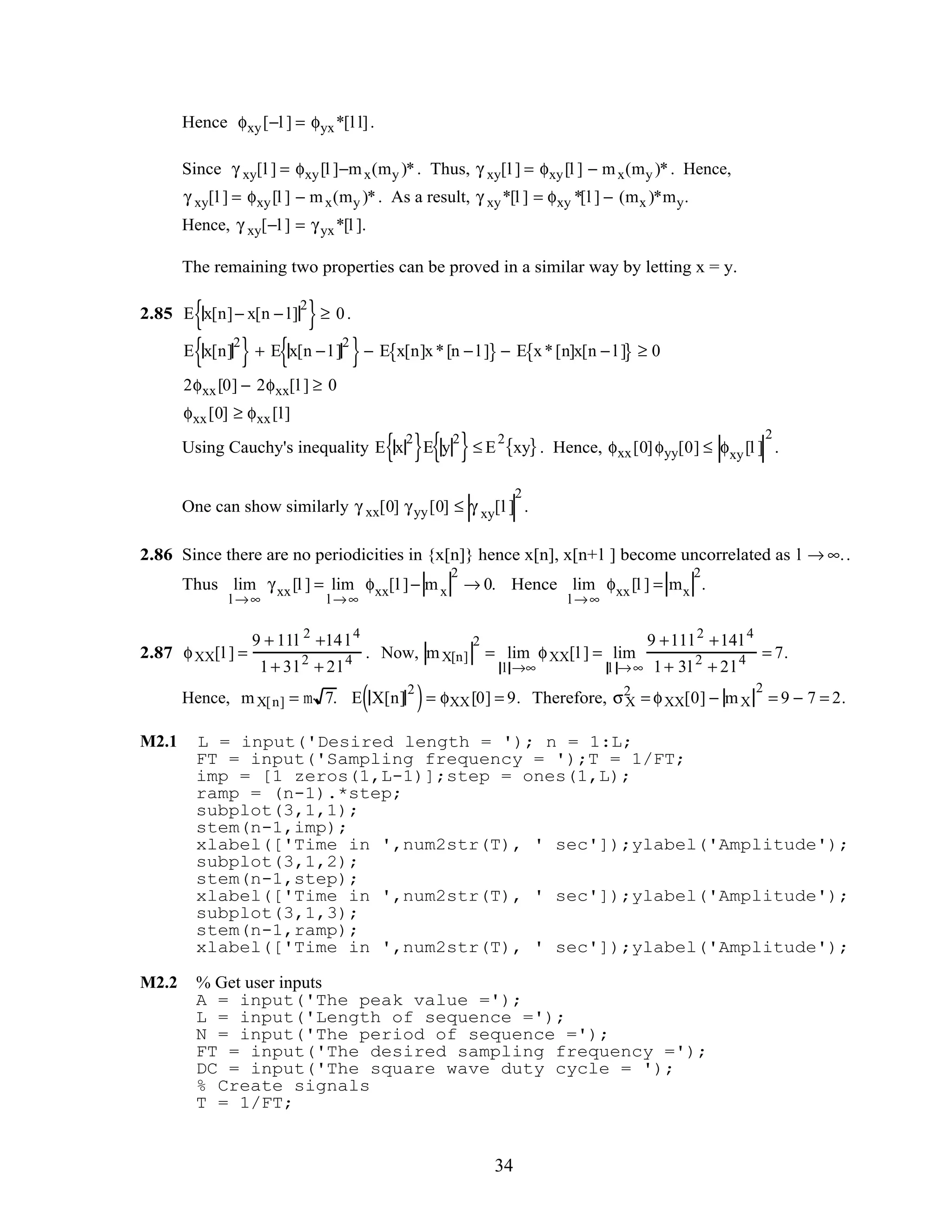 Digital signal processing (2nd ed) (mitra) solution manual | PDF | Physics | Science