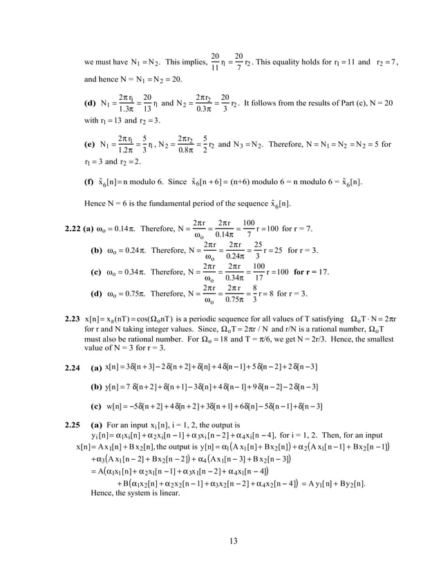 Digital signal processing (2nd ed) (mitra) solution manual | PDF ...