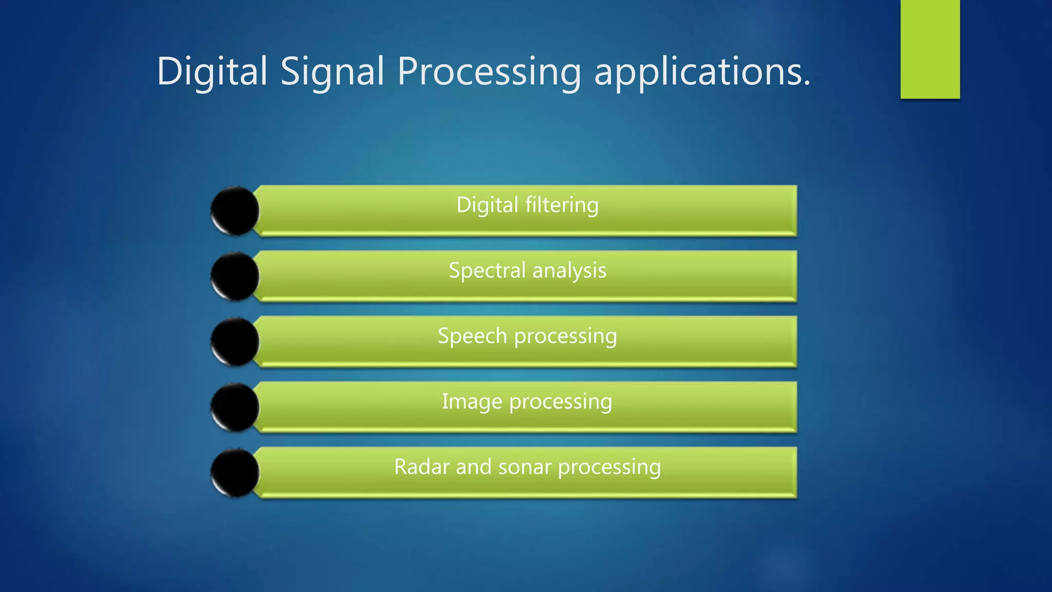 Digital signal processing appliations ecg | PPTX