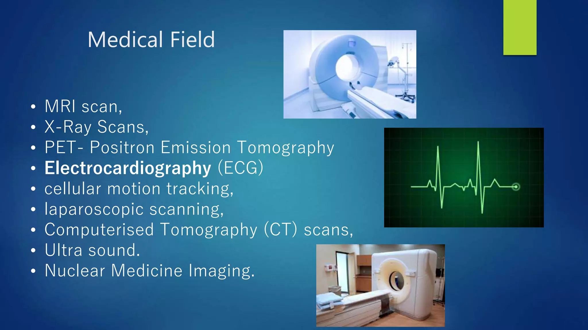 Digital signal processing appliations ecg | PPTX
