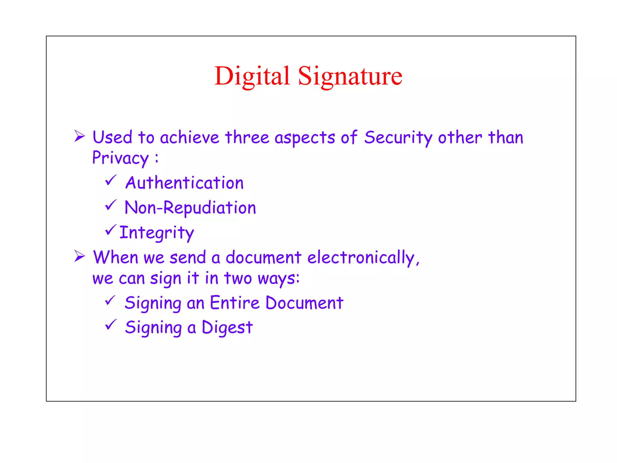 Digital Signature | PPT