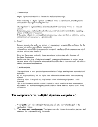 Digital signature | PDF