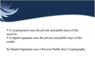 Digital signature | PPT
