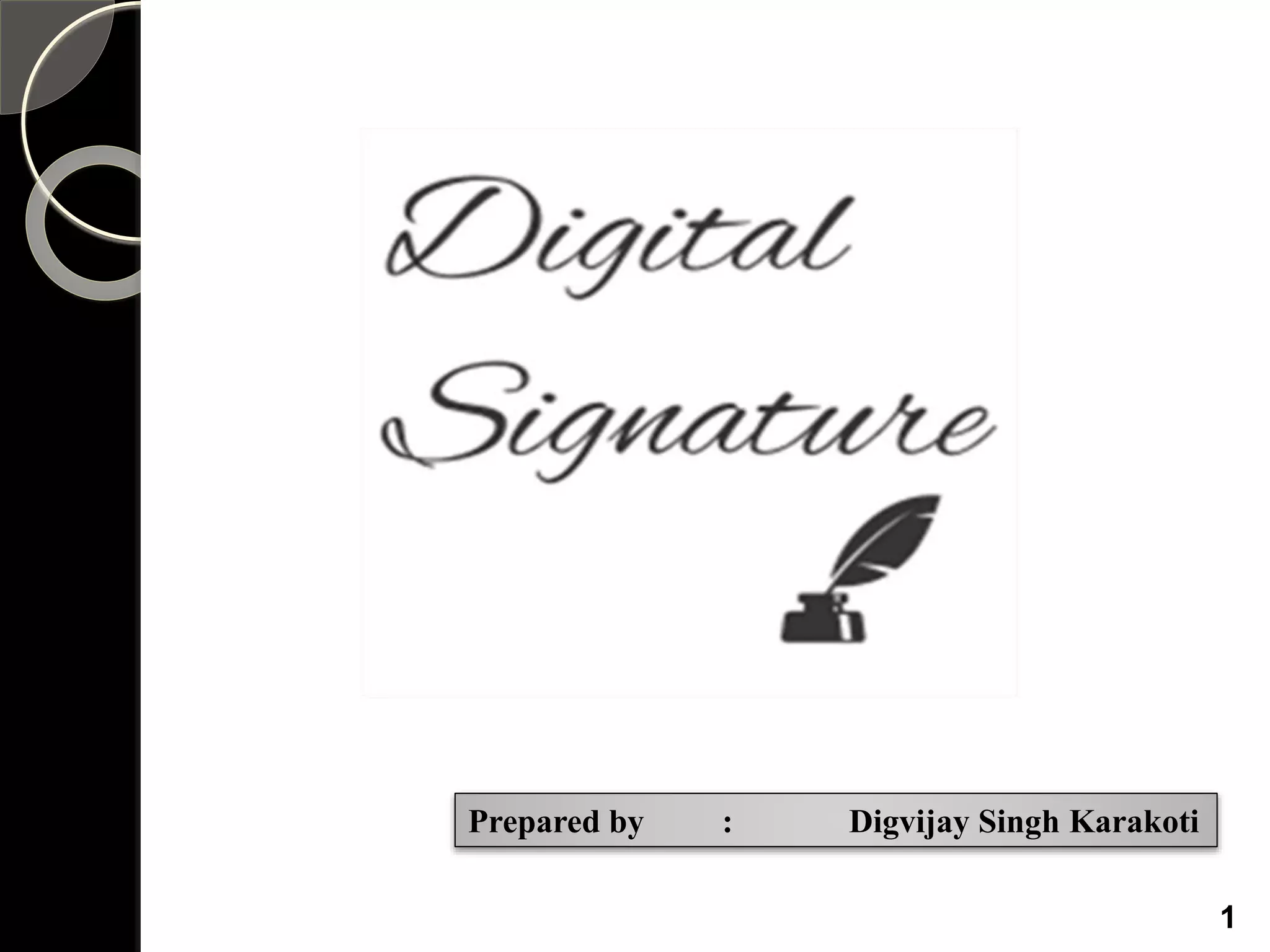Digital signature | POT