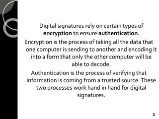 Digital signature | PPT