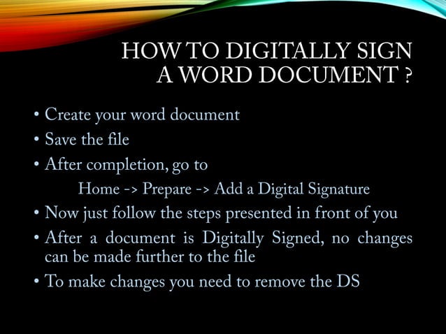 Digital Signature | PPT