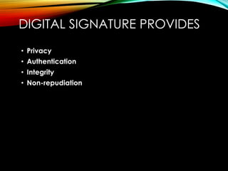 Digital signature | PPT