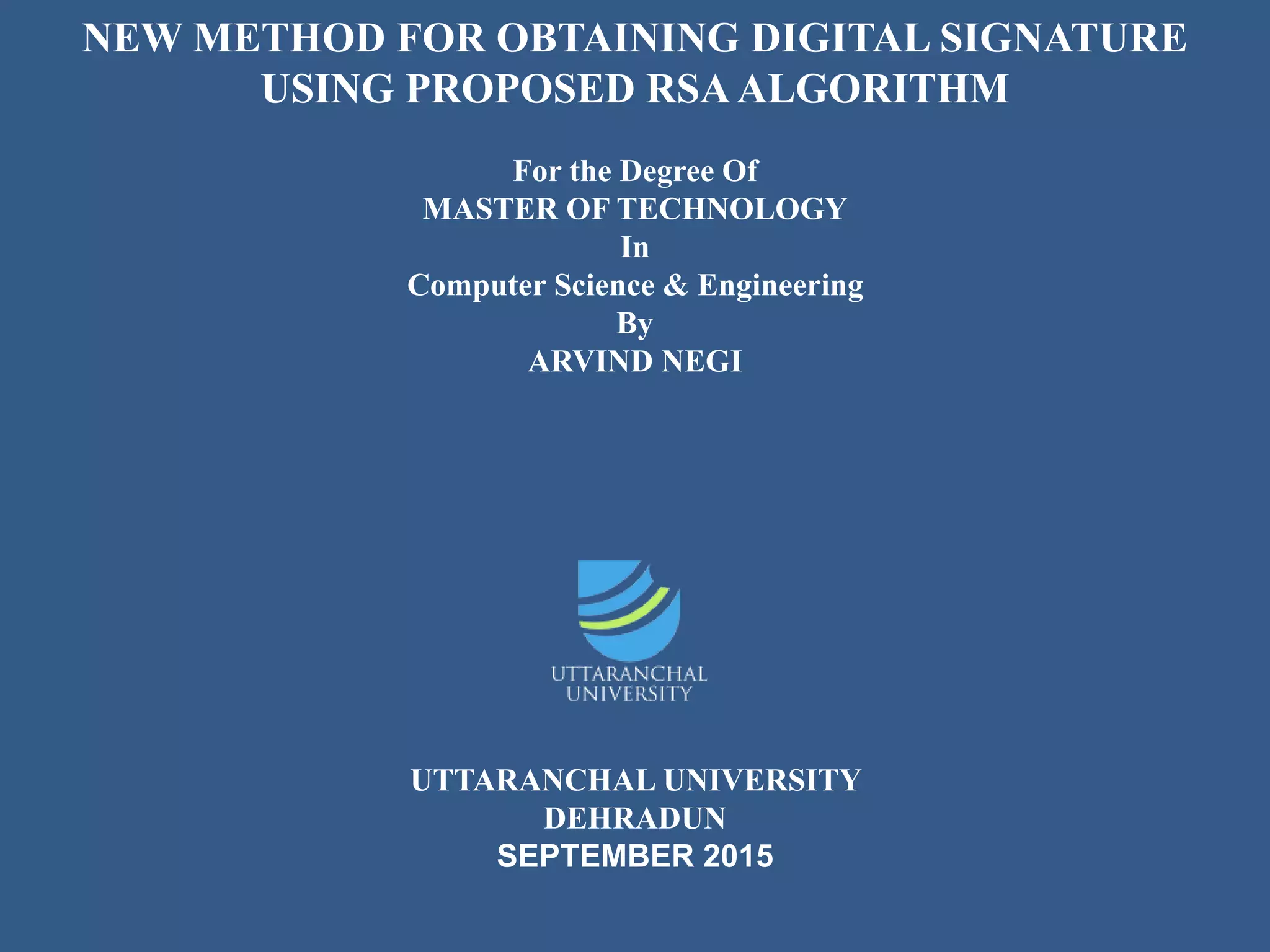 Digital Signature Certificate | PPTX
