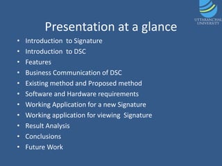 Digital Signature Certificate | PPTX