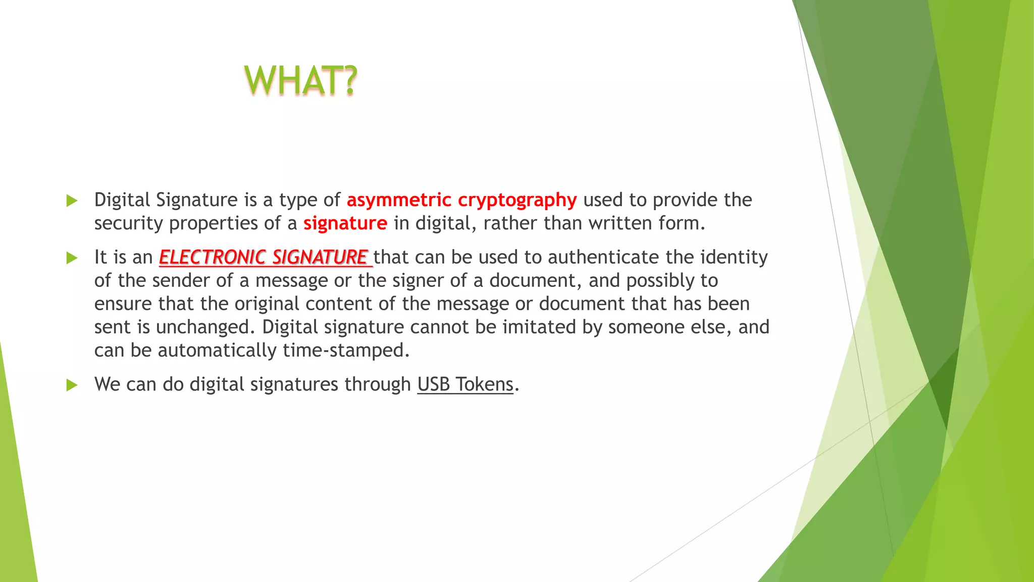 Digital signature | PPTX