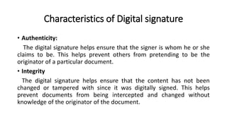 Digital signature | PPTX