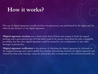 What is a Digital Signature? | How Digital Signature work? | PPT