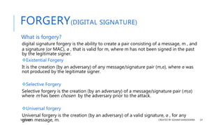 Digital signature(Cryptography) | PPTX