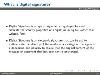 Digital signature | PPT