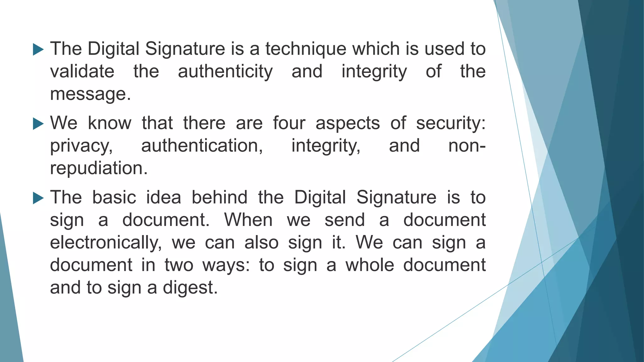 DIGITAL SIGNATURE.pptx | Free Download