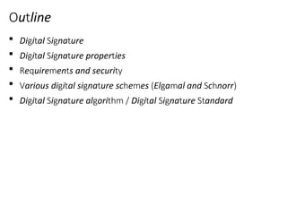 introduction to Digital Signature basics | PPTX