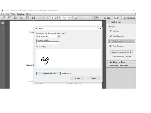 Digital signature adobe reader | PDF