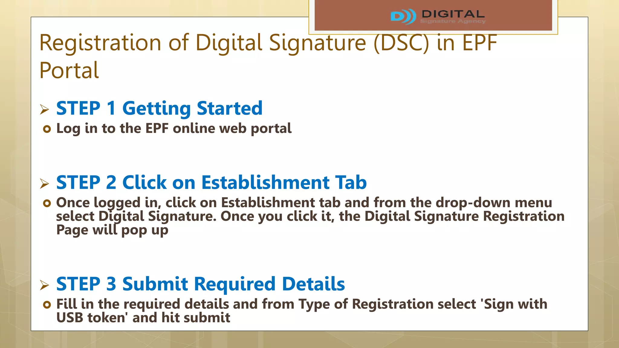 digital signature agency in Karimganj | PPT