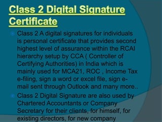 Digital signature certificate | PPTX