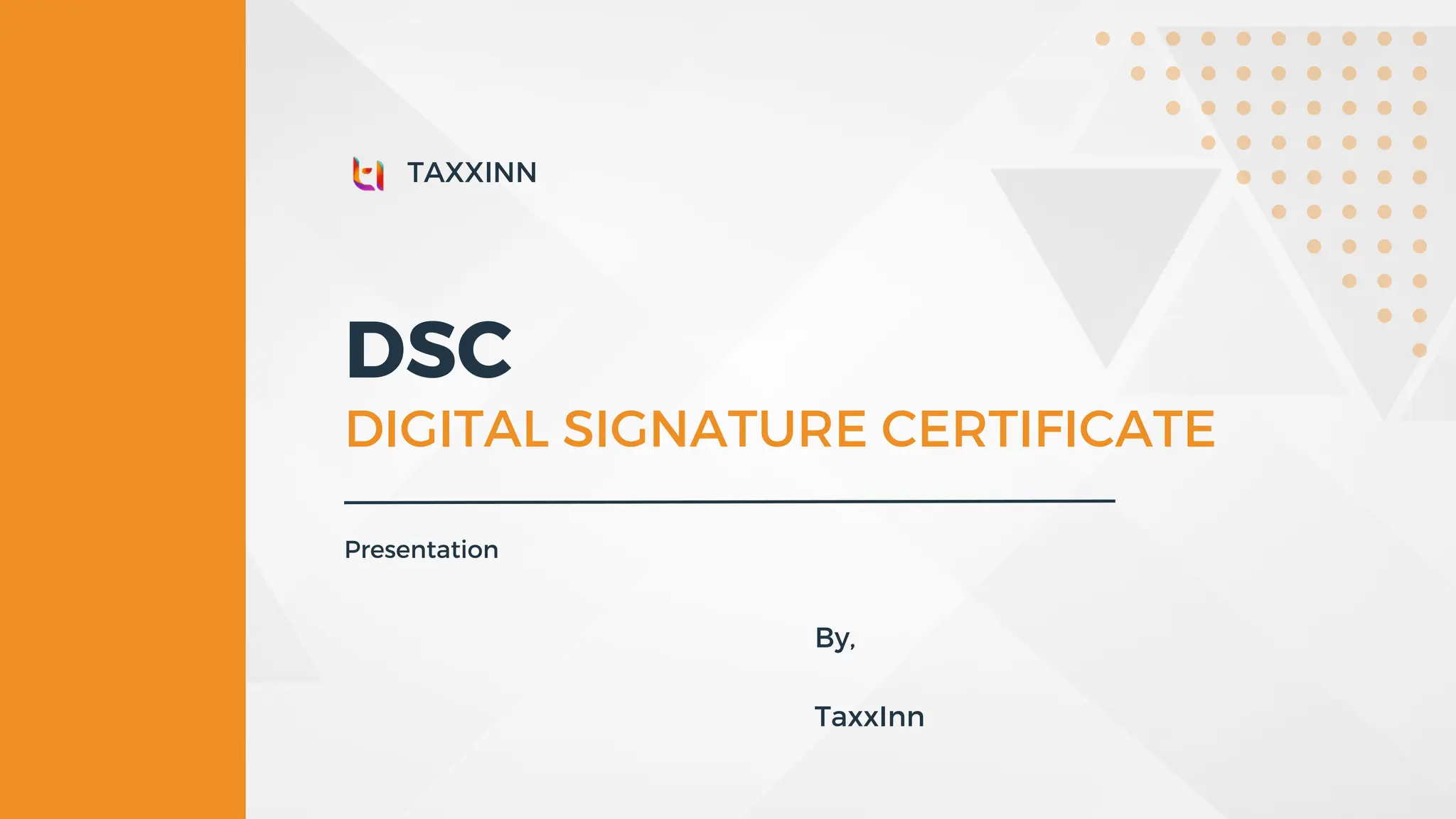 Digital Signature Certificate DSC | PDF