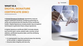 Digital Signature Certificate DSC | PDF