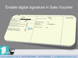 Digital Signature in Invoice | Tally Digital Signature | PPT