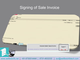 Digital Signature in Invoice | Tally Digital Signature | PPT