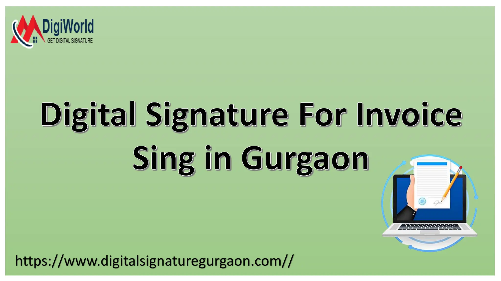 Digital signature for invoice sing in gurgaon | PPTX