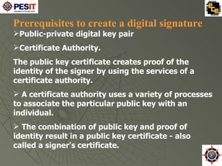 Introduction to Digital signatures | PPT