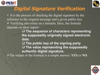 Introduction to Digital signatures | PPT